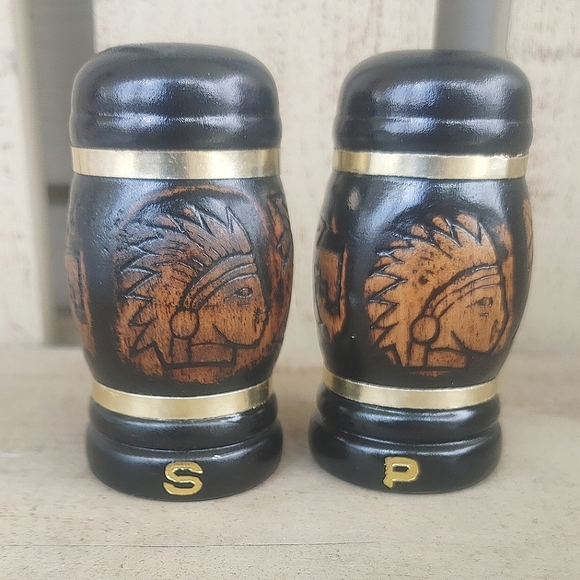 Source Unknown | Dining | Vintage Native American Salt And Pepper ...